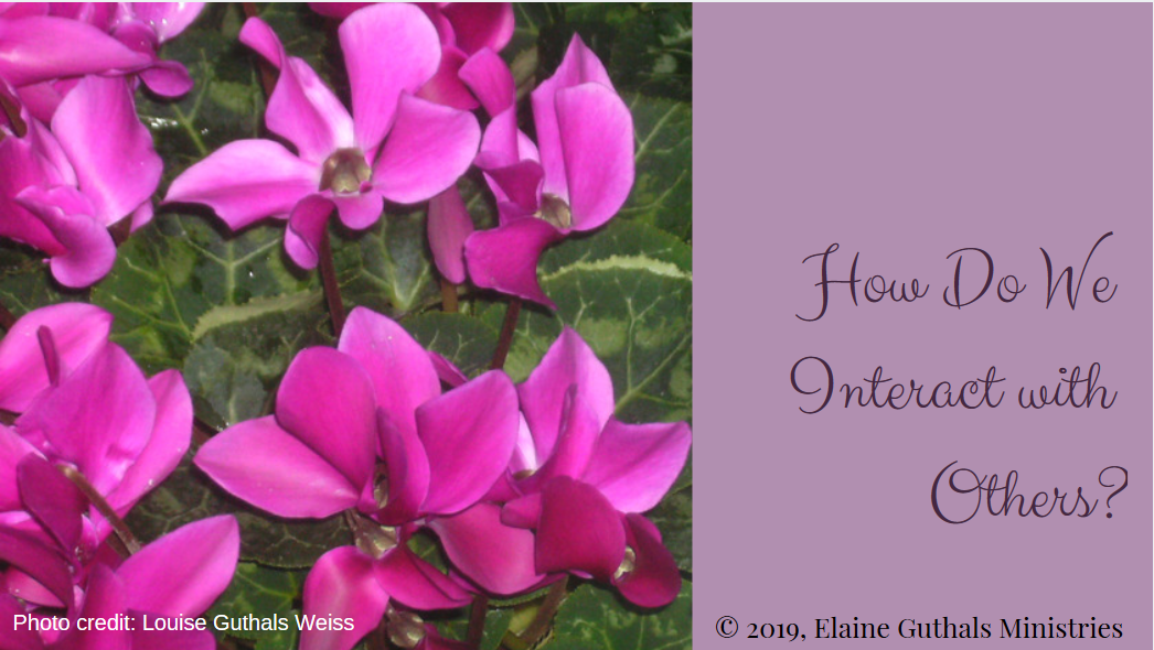 How Should We Interact with Others? - Seeking God with Elaine