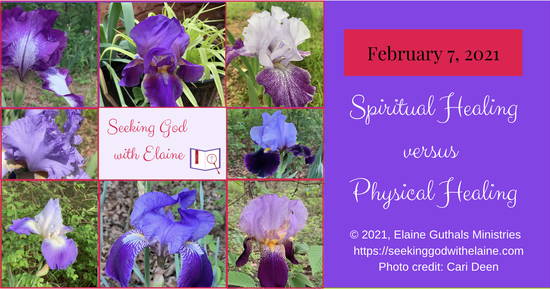 Spiritual Healing versus Physical Healing - Seeking God with Elaine
