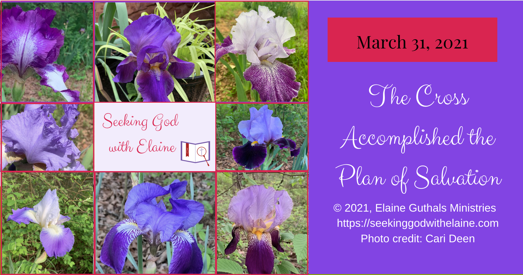 The Cross Accomplished the Plan of Salvation - Seeking God with Elaine