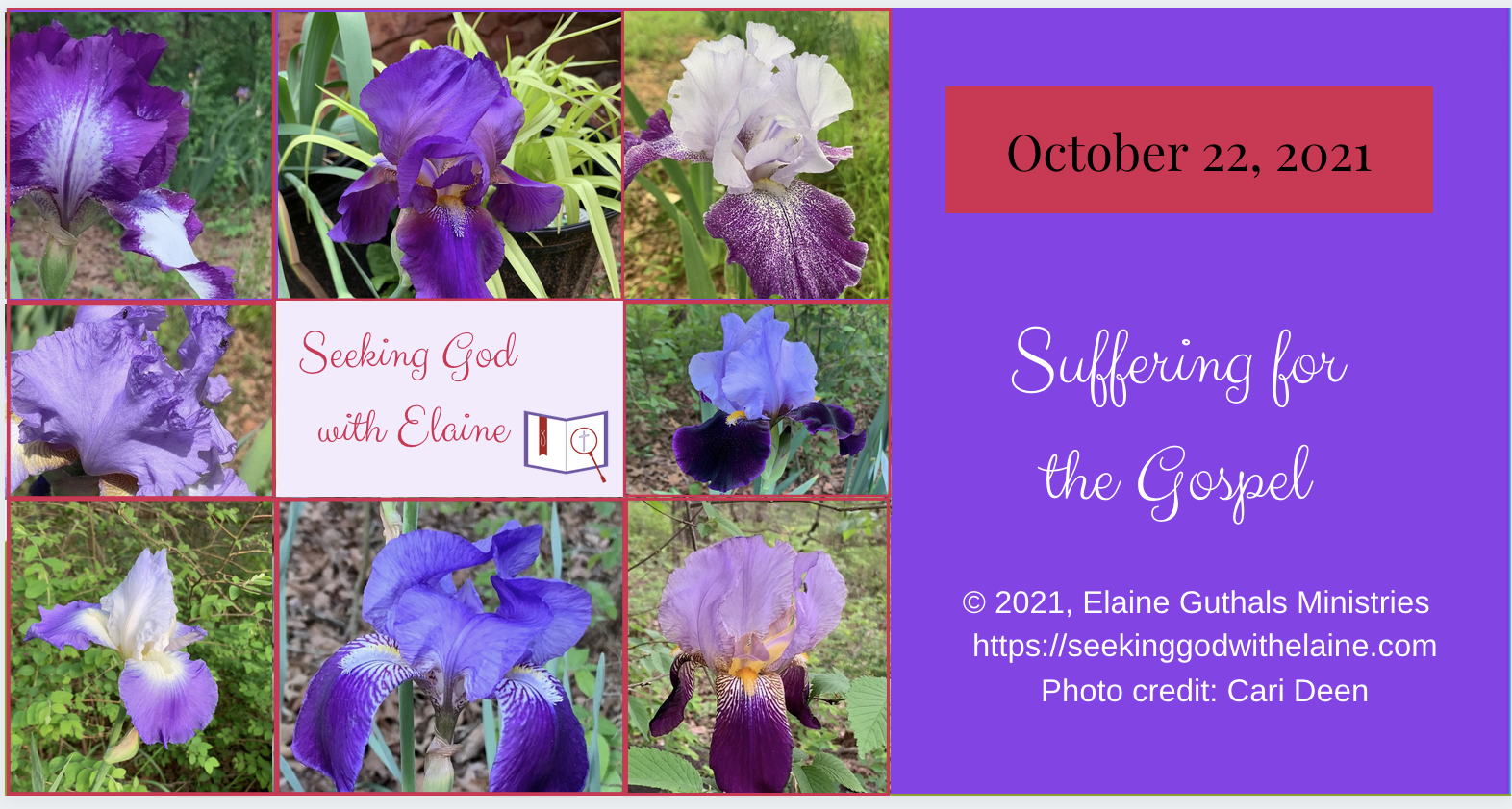 Suffering for the Gospel - Seeking God with Elaine