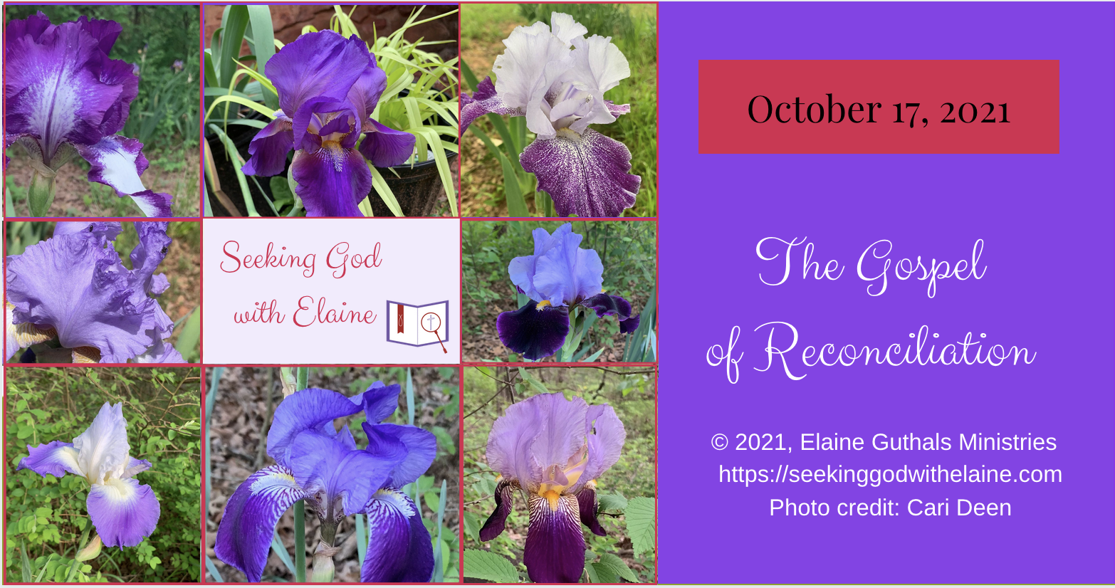 The Gospel of Reconciliation - Seeking God with Elaine