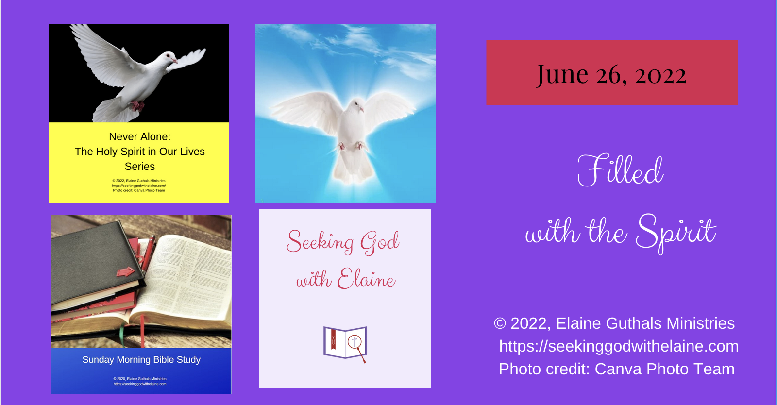 Filled with the Spirit - Seeking God with Elaine