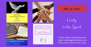 Unity in the Spirit - Seeking God with Elaine
