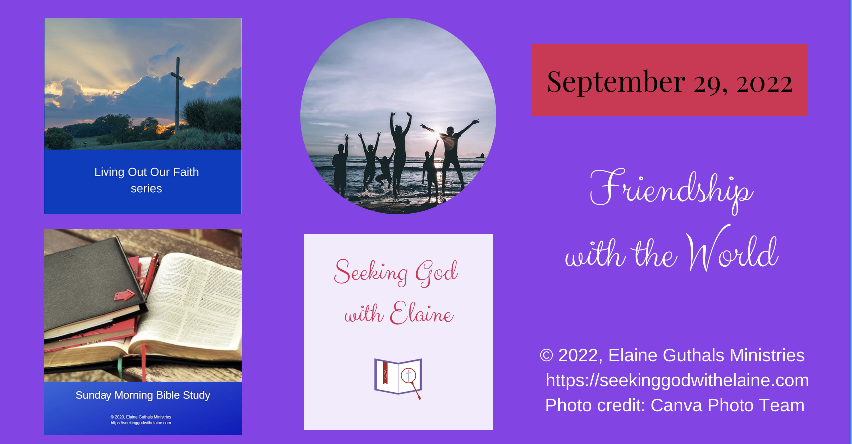 Friendship with the World - Seeking God with Elaine
