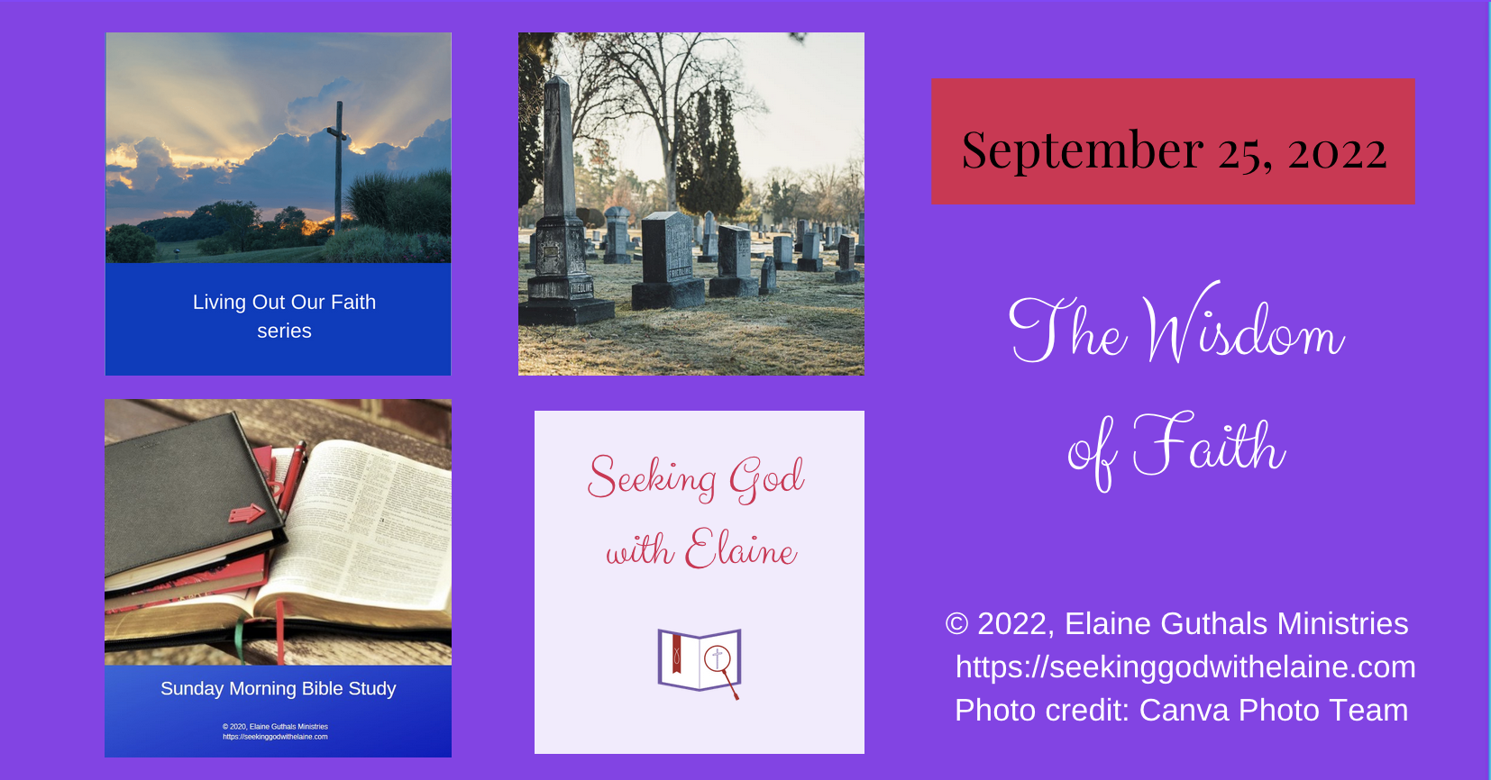 The Wisdom of Faith - Seeking God with Elaine