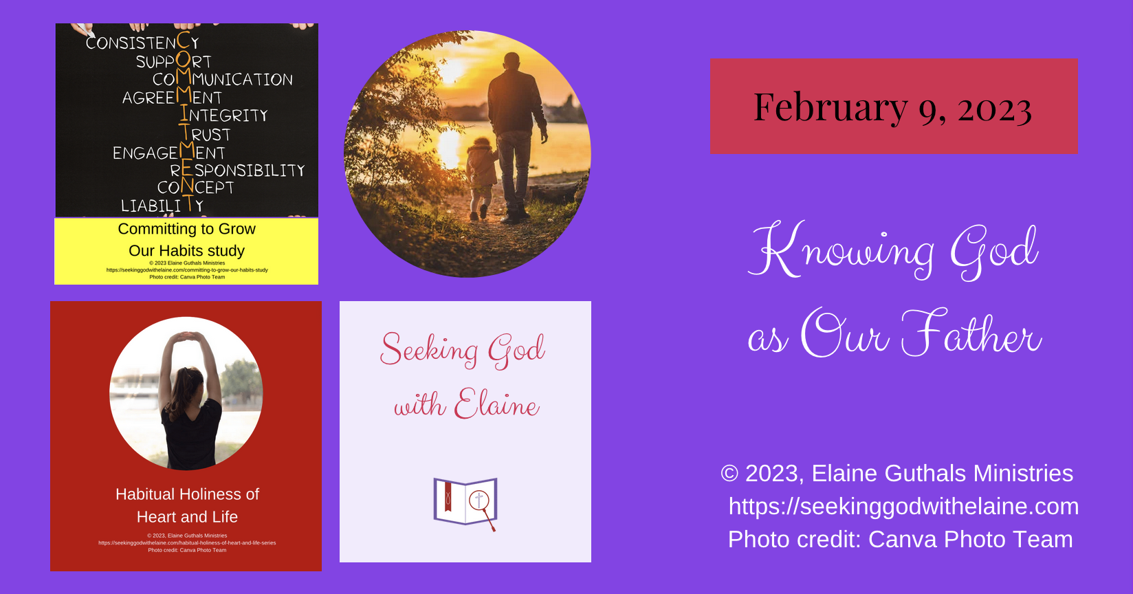 Knowing God as Our Father - Seeking God with Elaine