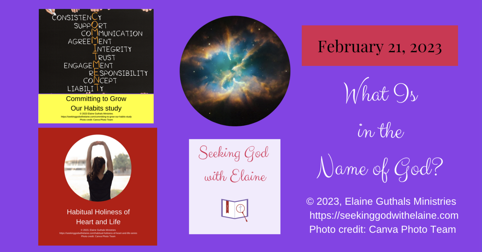 What Is in the Name of God? - Seeking God with Elaine