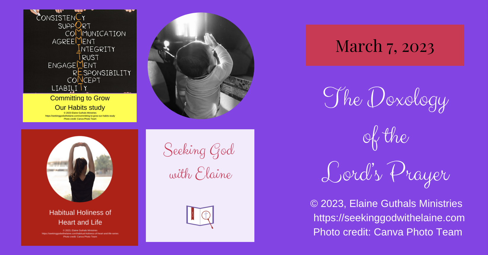 The Doxology of the Lord’s Prayer - Seeking God with Elaine