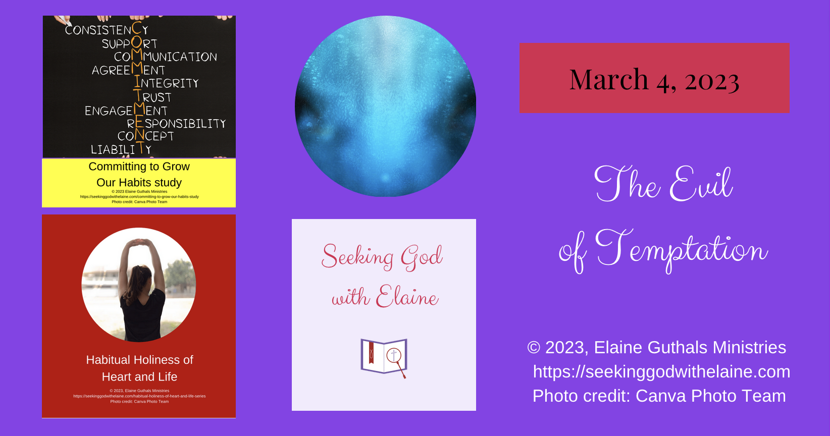 The Evil of Temptation - Seeking God with Elaine