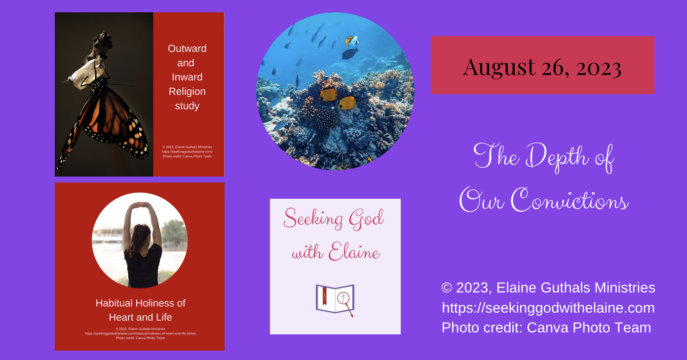 The Depth of Our Convictions - Seeking God with Elaine