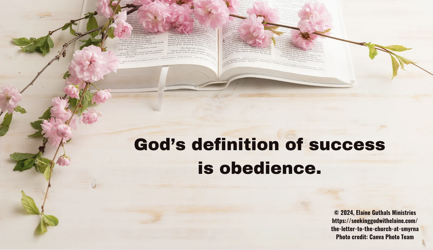 The Letter to the Church at Smyrna - Seeking God with Elaine