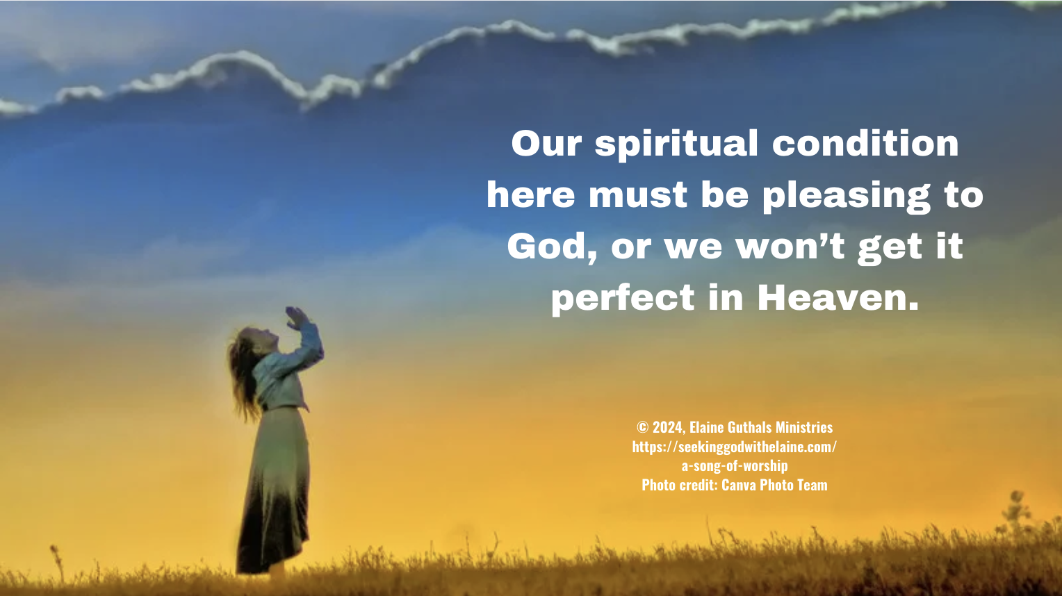 A Song of Worship - Seeking God with Elaine