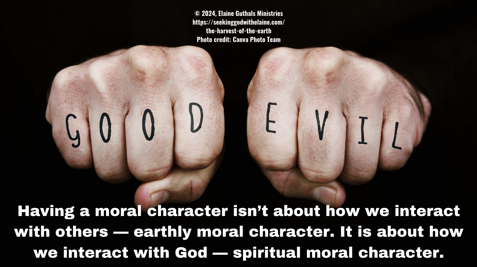 The Harvest of the Earth - Seeking God with Elaine