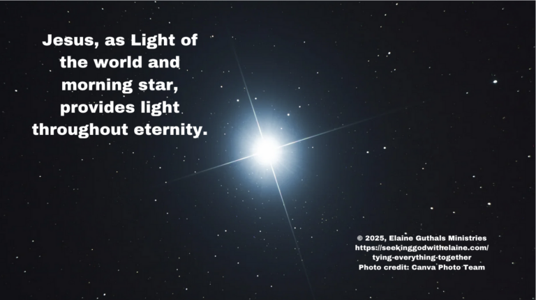 Tying Everything Together - Seeking God with Elaine