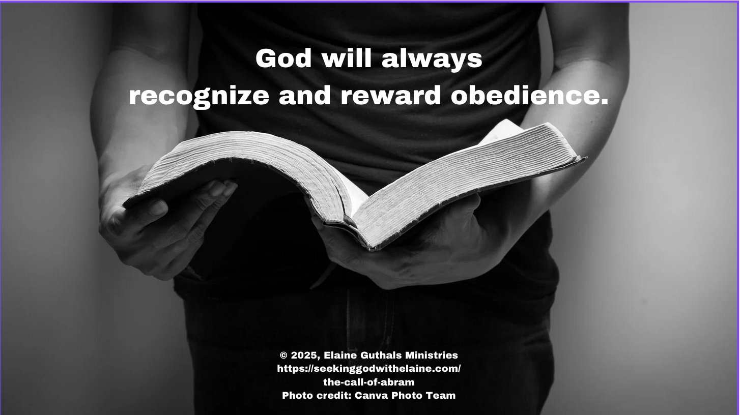 The Call of Abram - Seeking God with Elaine